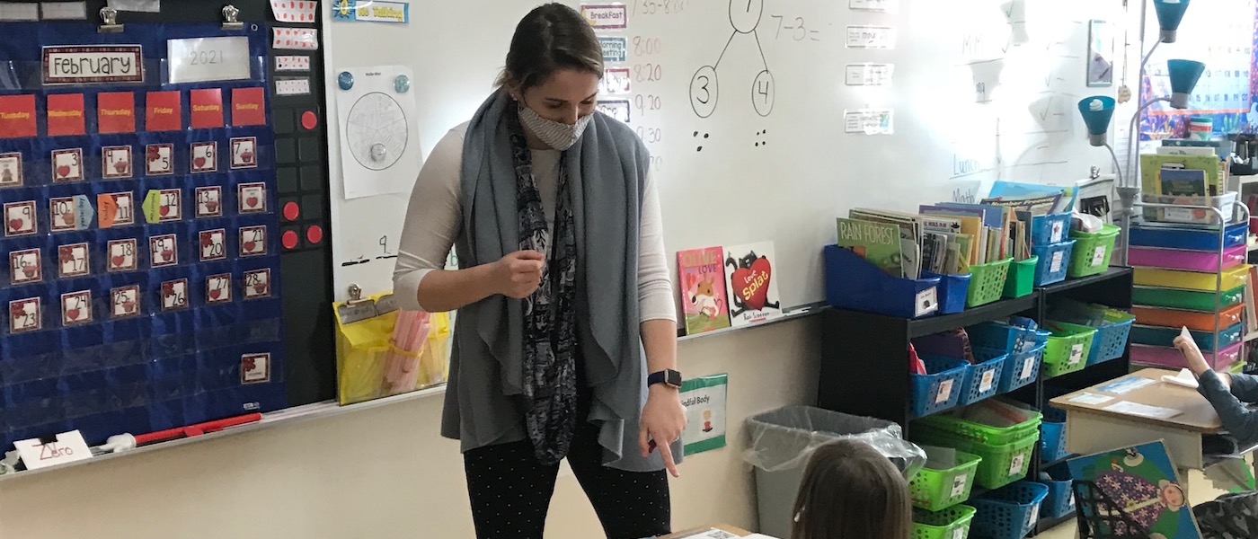 UNE Students hired as full-time teachers to allow in-person learning