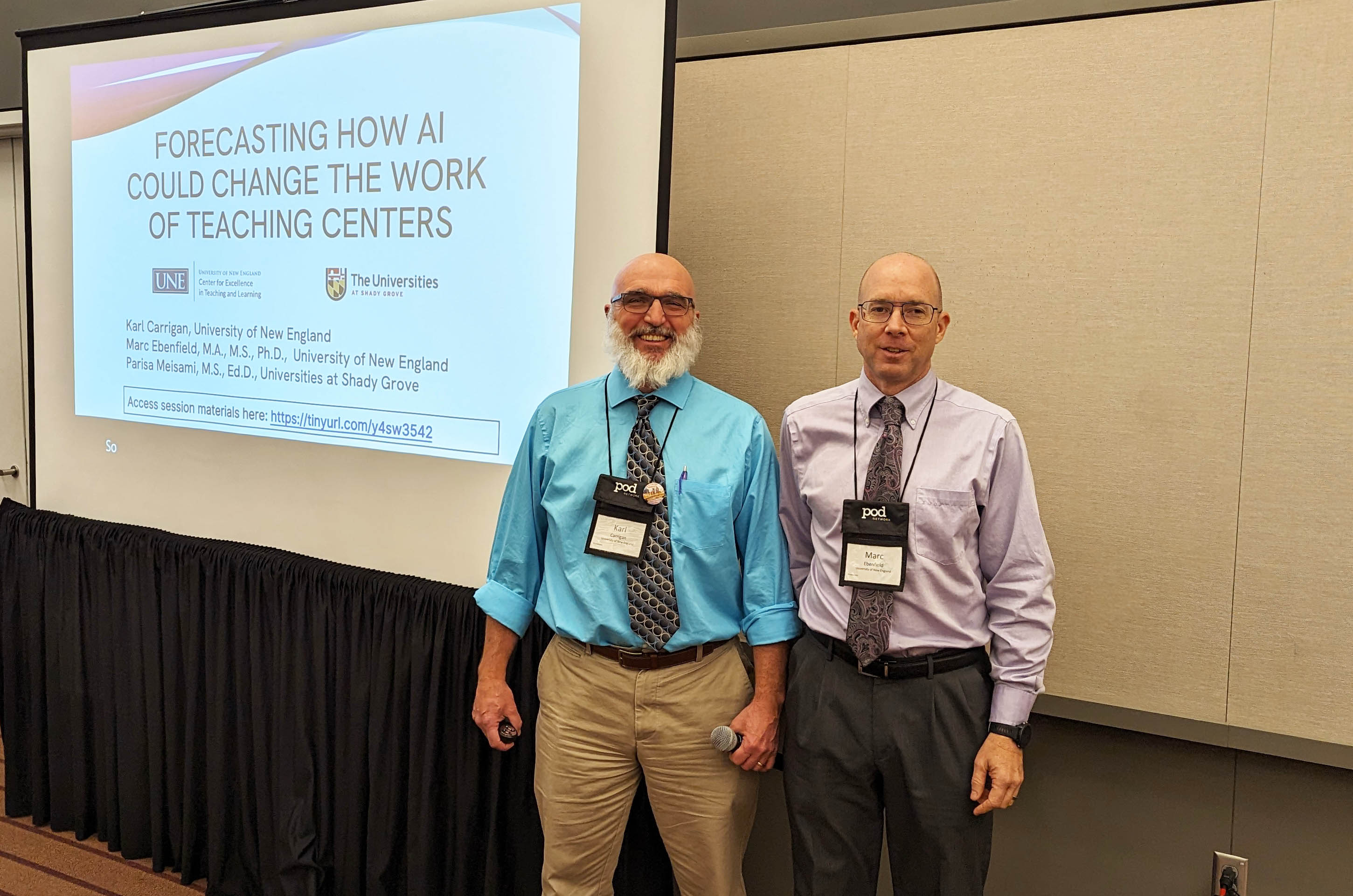 CETL well represented at two national higher ed conferences