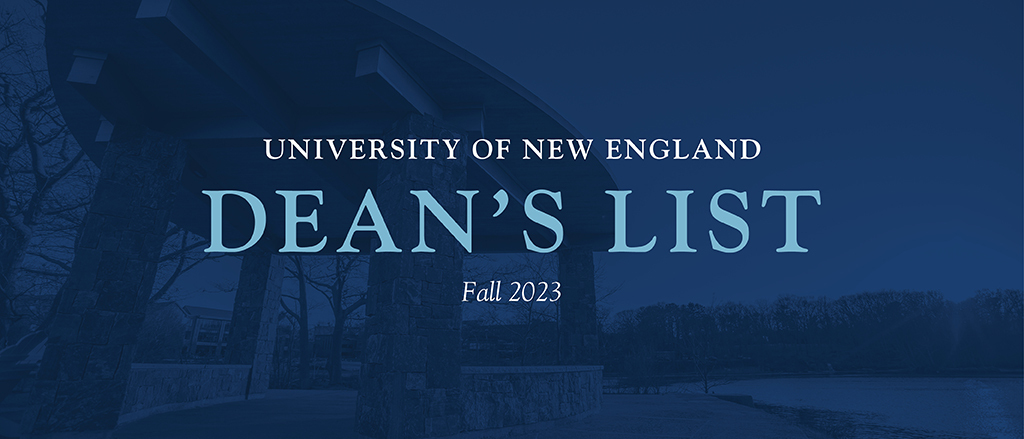UNE announces Fall 2023 Dean's List