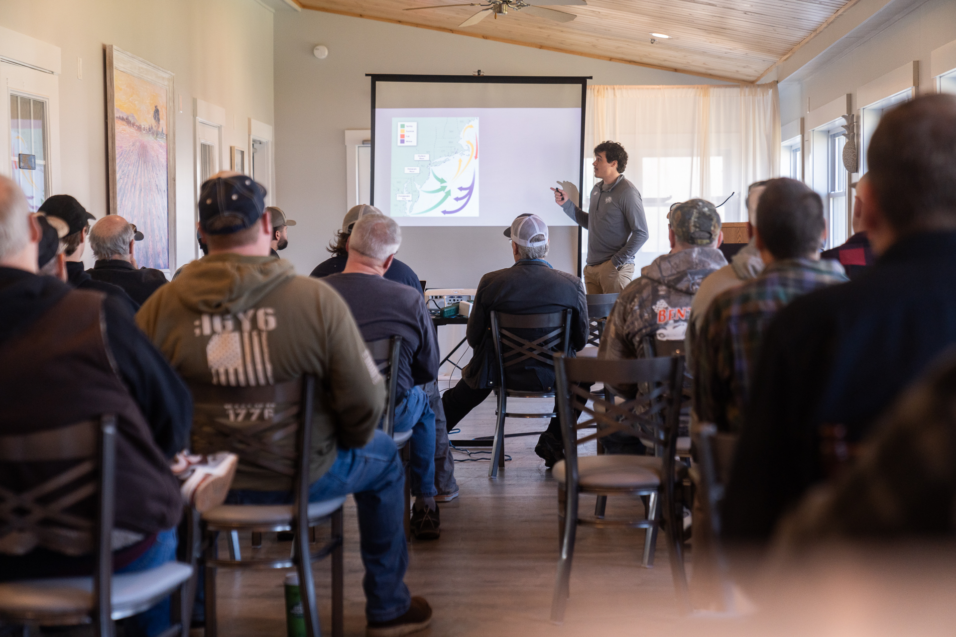 Marine Sciences students present at Saco Bay Tackle Seminar