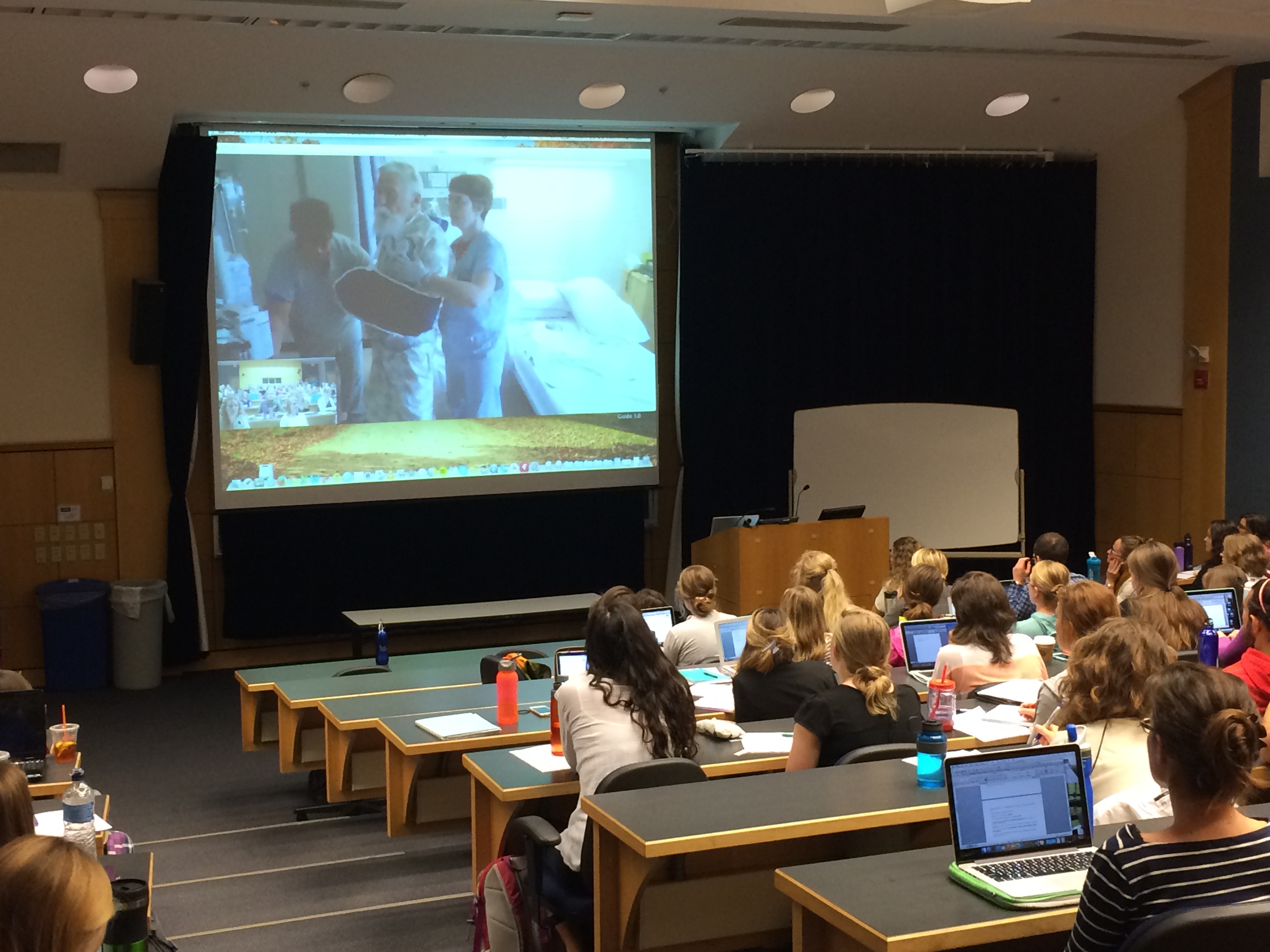 Teleteaching gives UNE students real world experience treating patients