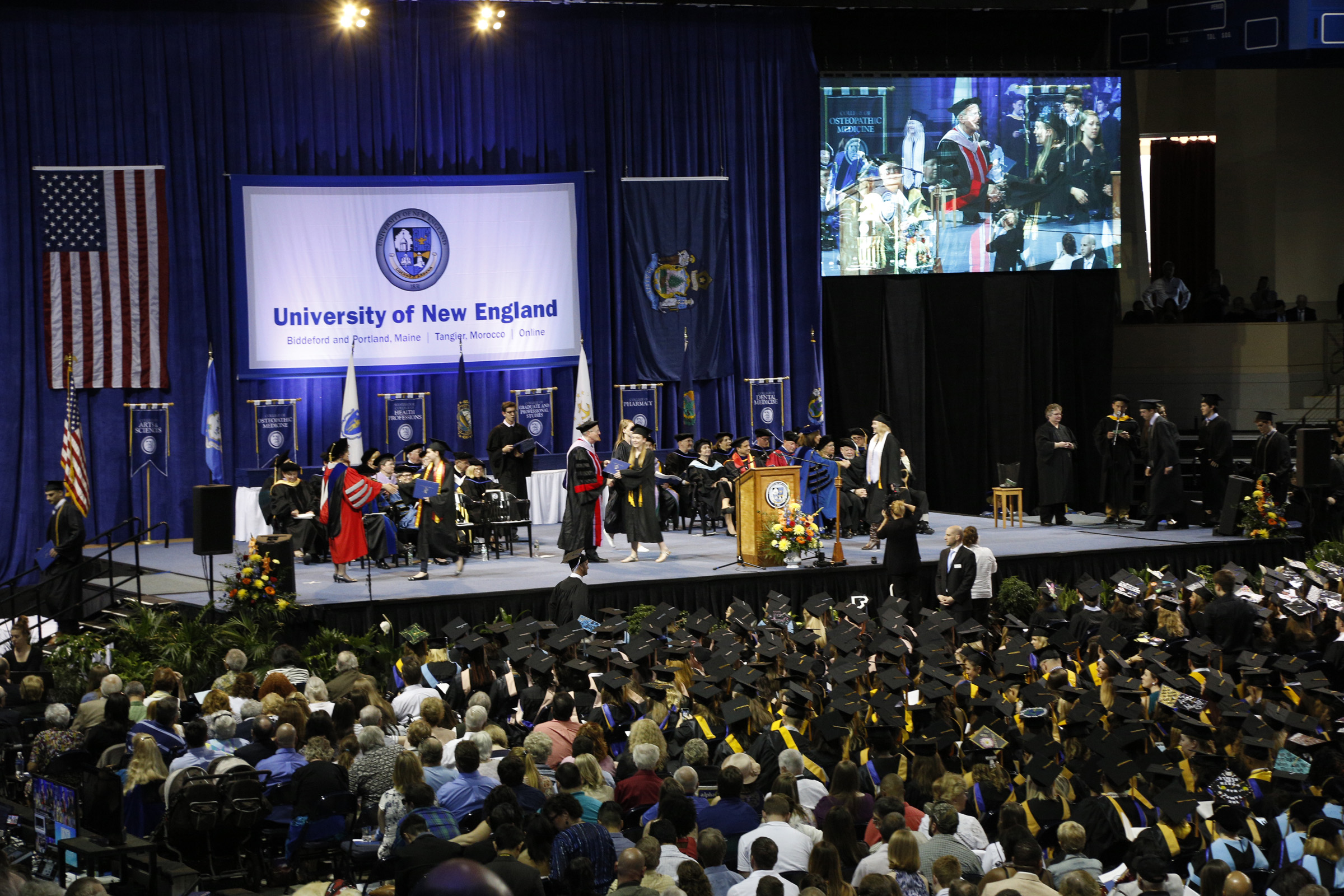 University of New England graduates largest class in its history