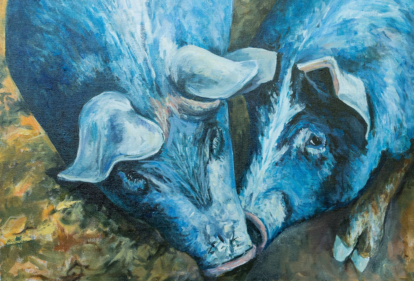 Paintings by local artist Art Schaefer on display at UNE’s Biddeford ...