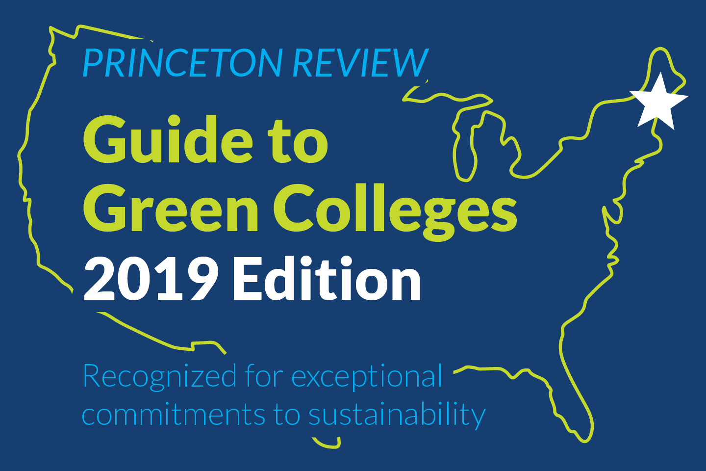 UNE featured in Princeton Review’s 2019 Green Colleges Guide