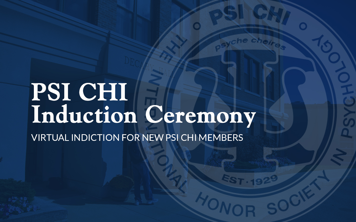 UNE’s PSI CHI Honor Society Chapter welcomes 23 new members